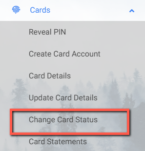 How to Change the Status of Card – MTBS