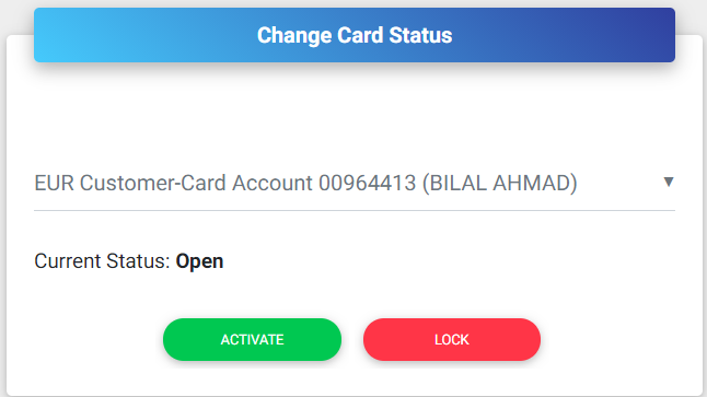 How to Change the Status of Card – MTBS
